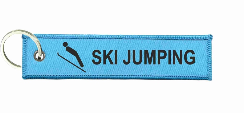 keychain keyring key keytag ski jump skiing winter sport snow | eBay ...